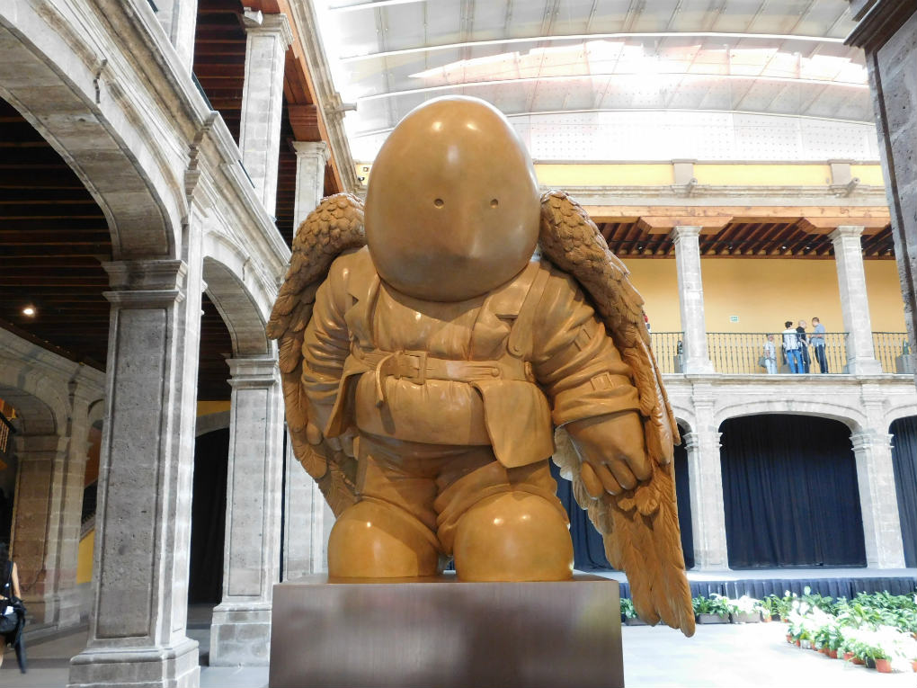 Dédalo, Timoteo de Rodrigo de la Sierra, en el Museo de Arte de la SHCP