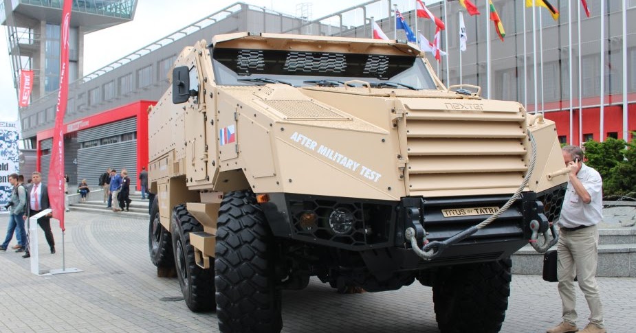 Nexter showcases its TITUS 6x6 armoured vehicle at MSPO 2017 ~ World News