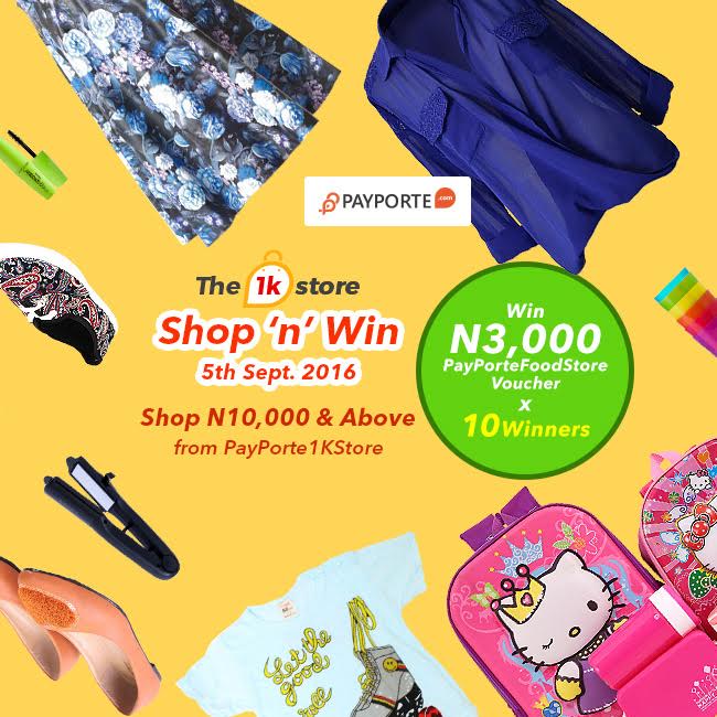 Shop on Payporte 1k Store and Get 3k Voucher