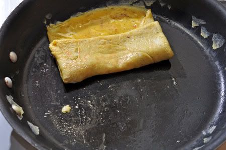 Things wot I Made Then Ate: Cod, Japanese omelet, lemon sauce