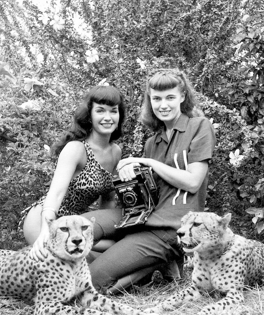 Bettie Page and the Iconic Cheetah Pinups: Here’s the Story Behind the Famous Photos Taken by ...