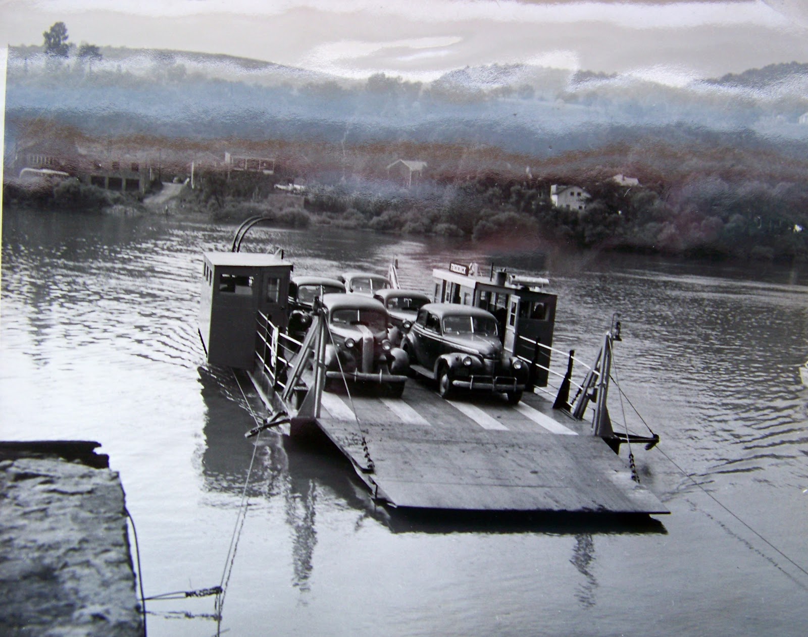 SWPA Rural Exploration: Fredericktown Ferry. Cable operated Ferry Boat ...