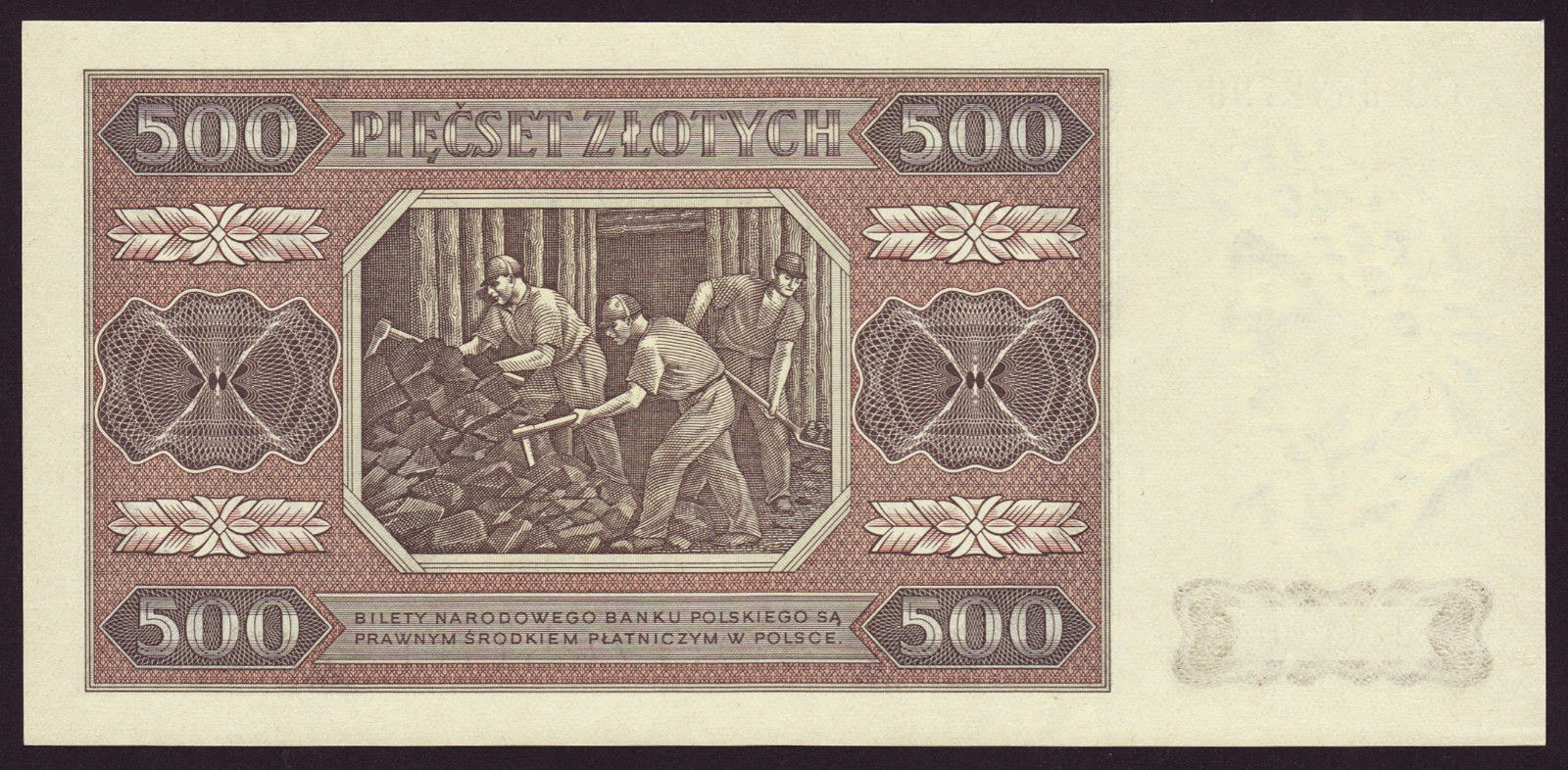 Poland 500 Zloty banknote 1948|World Banknotes & Coins Pictures | Old ...