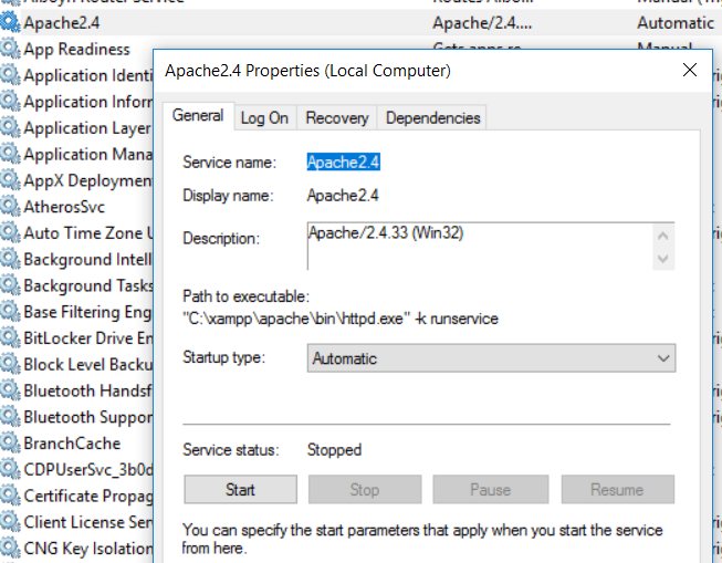 WeB LoG'S JuUiER: Start Apache and MySQL Automatically XAMPP WeB LoG'S JuUiER: Start Apache and MySQL Automatically XAMPP