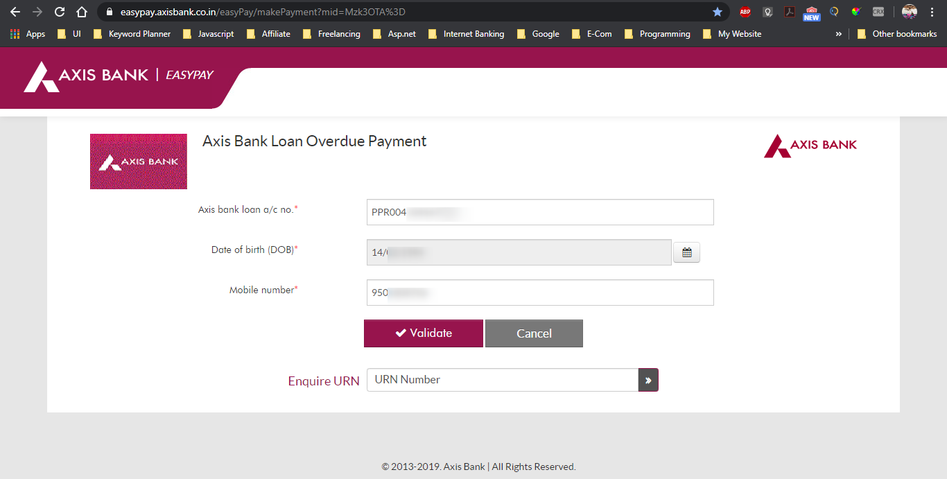 Tech Rajput: How to pay Axis Bank Personal Loan EMI online