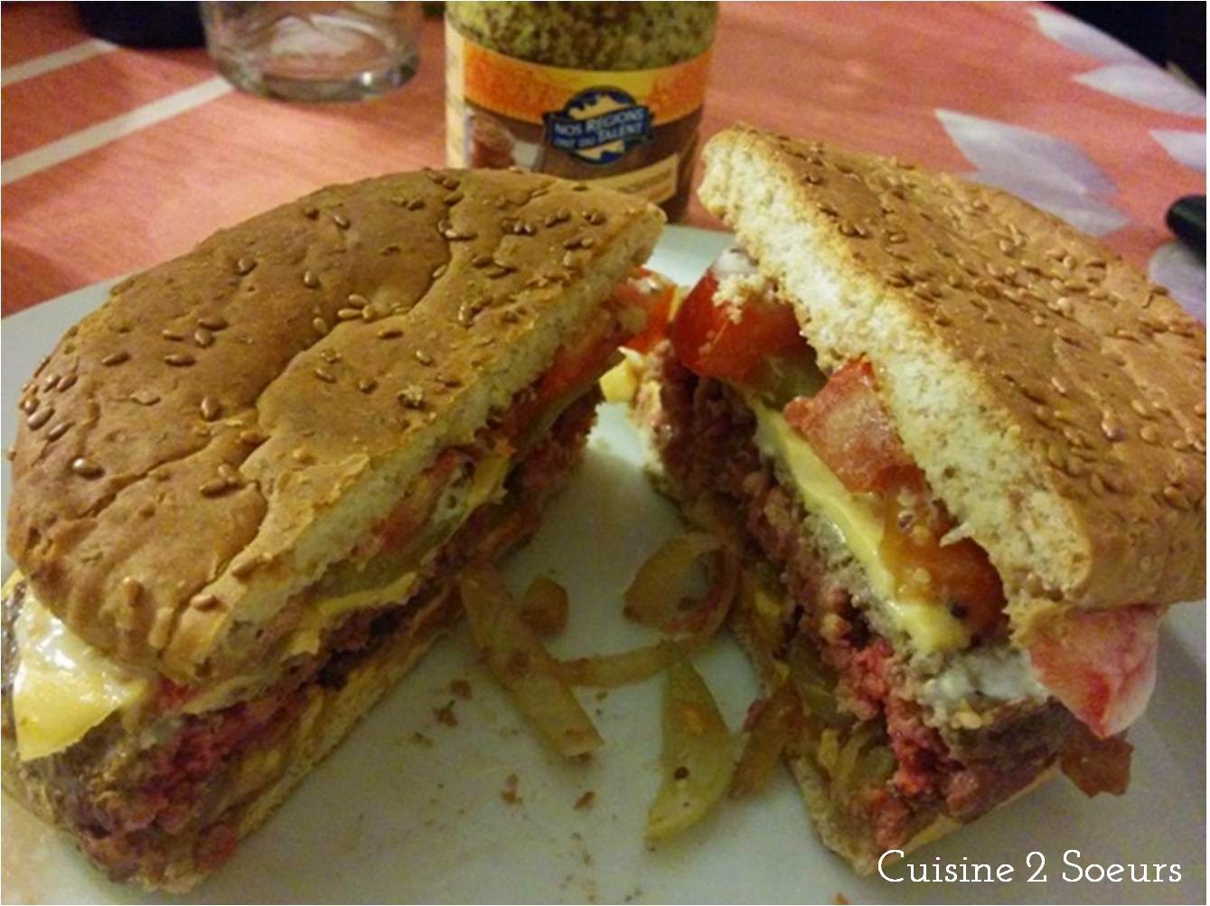 Cuisine 2 Soeurs: Hamburger Royal Deluxe