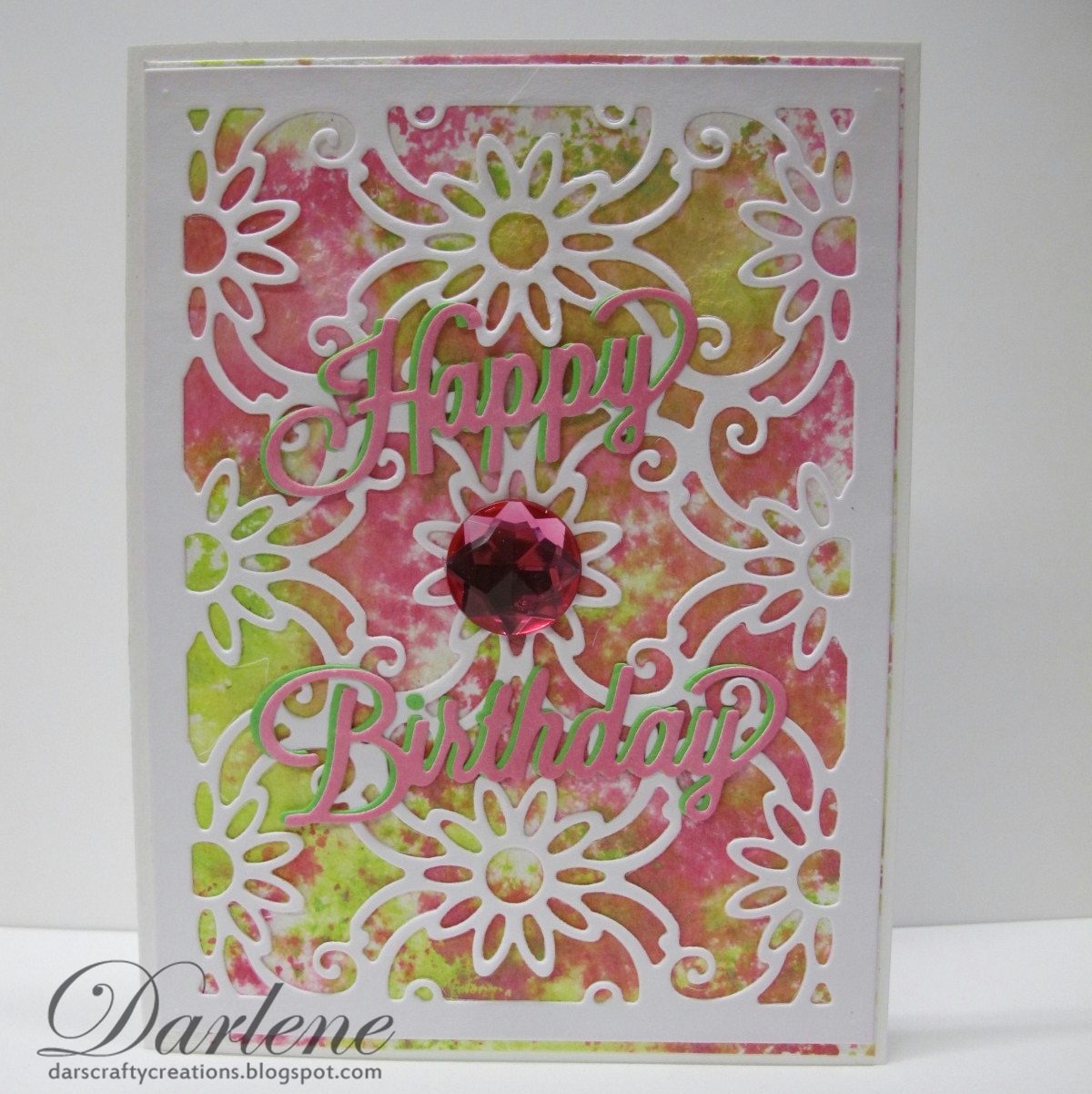 DAR'S CRAFTY CREATIONS: Pink & Green