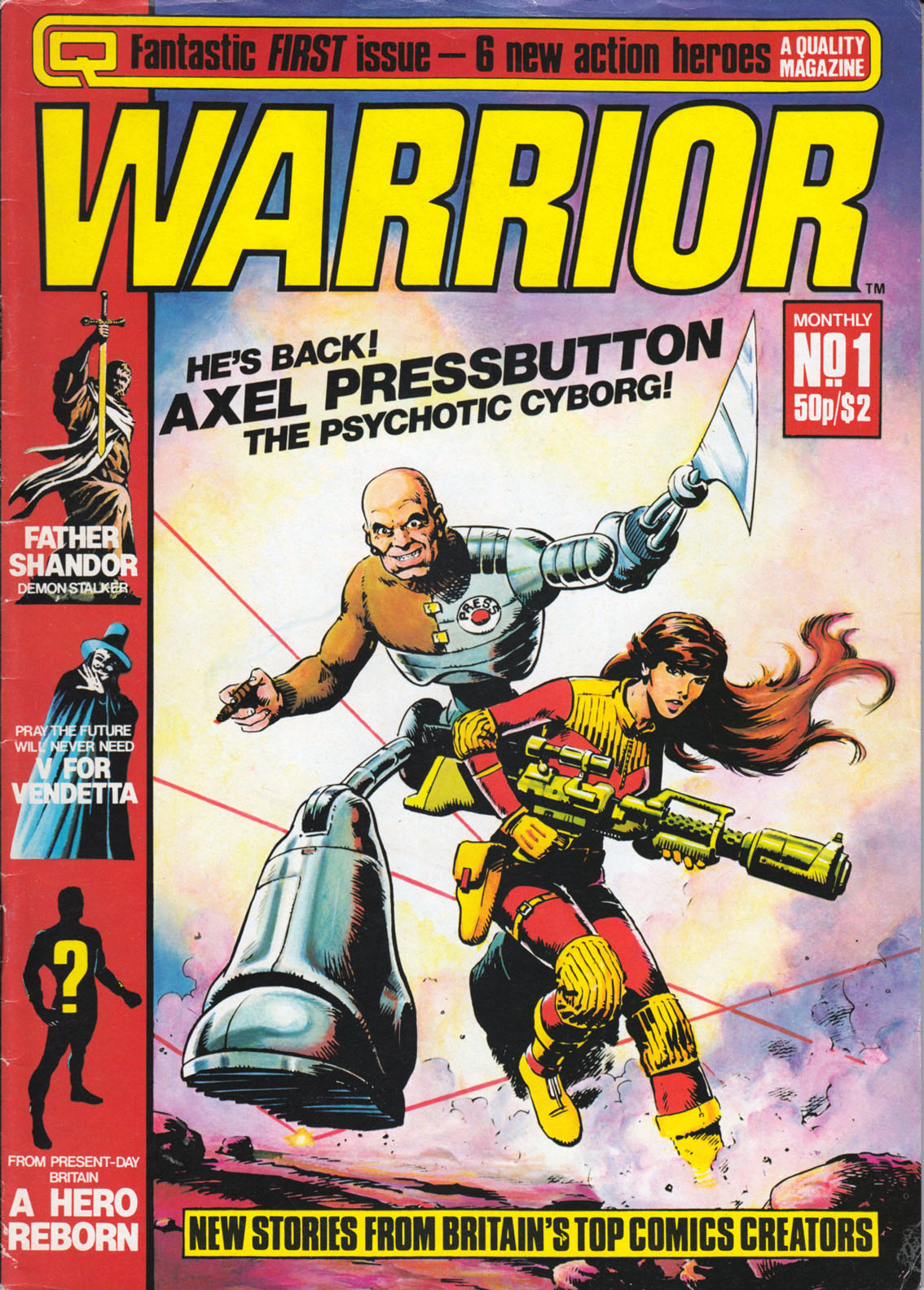 Warrior 1 - Steve Dillon | Comics, Warrior, Man thing marvel