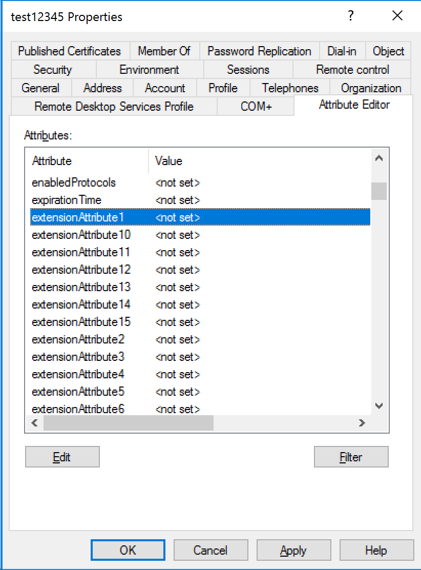 [Active Directory] 如何增加並使用 extensionAttribute1 屬性 (擴充 Active Directory 架構)