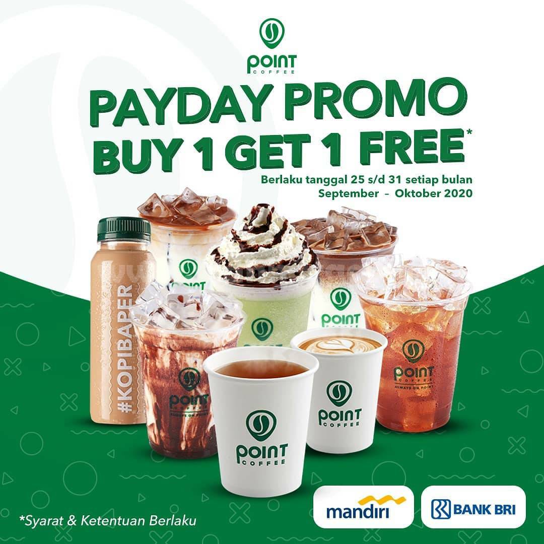POINT COFFEE PAYDAY Promo Buy 1 Get 1 Free - scanharga