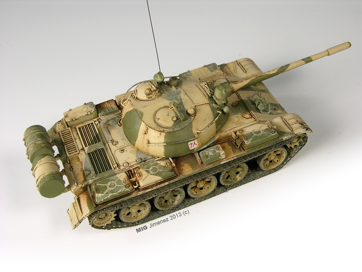 MIG JIMENEZ: 1/72 th Scale Iraqui T55, painted in 1 day