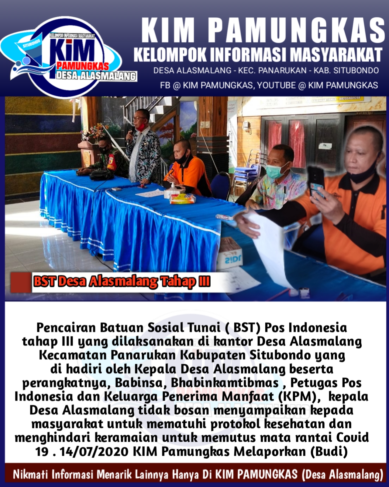 KIM PAMUNGKAS DESA ALASMALANG