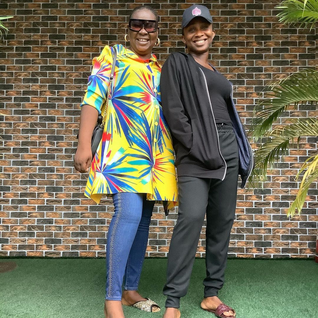 Pictures of Uche Nancy and her first daughter, Sonia Uche