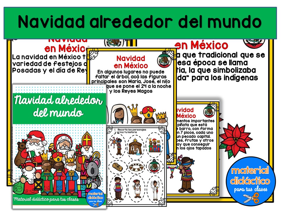 La Navidad alrededor del Mundo - Material Didactico para tus clases