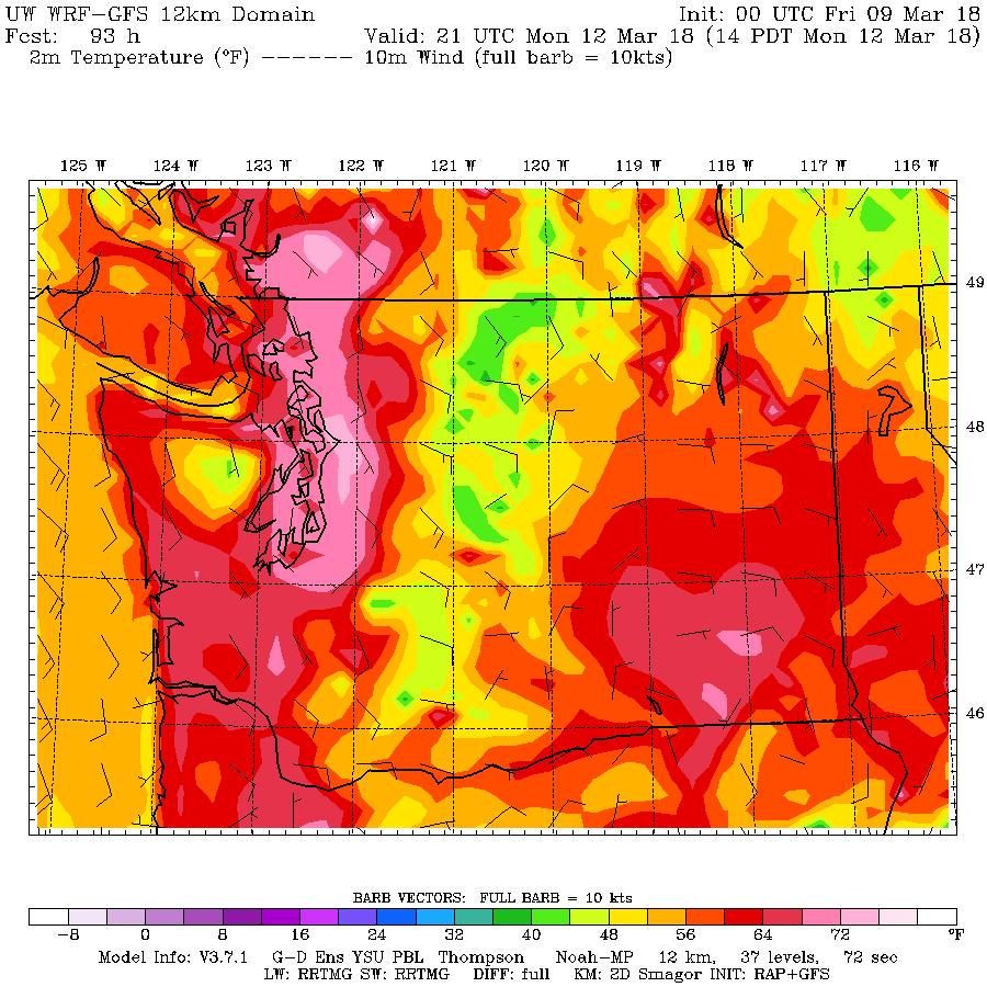 Cliff Mass Weather Blog: Spring "Heat Wave" Coming to Western ...