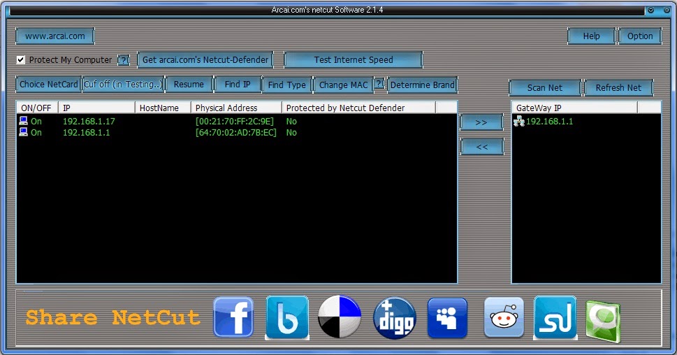 Cara Memproteksi Koneksi Wifi Dengan NETCUT
