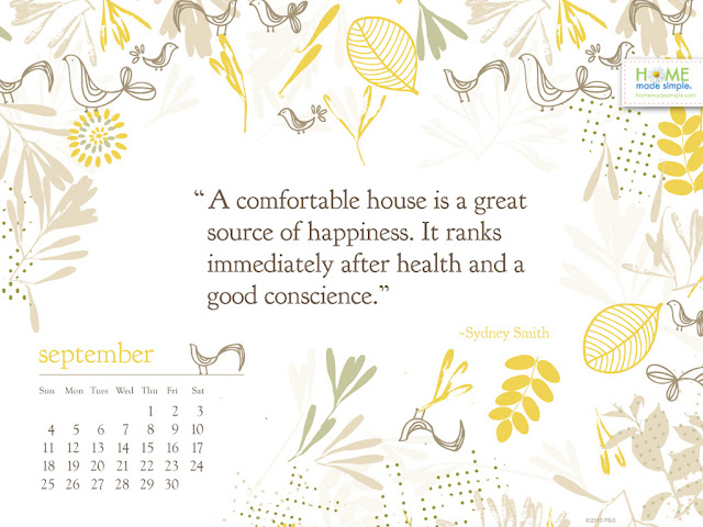 Cutie Pie Calendars for September - A Pretty Life In The Suburbs