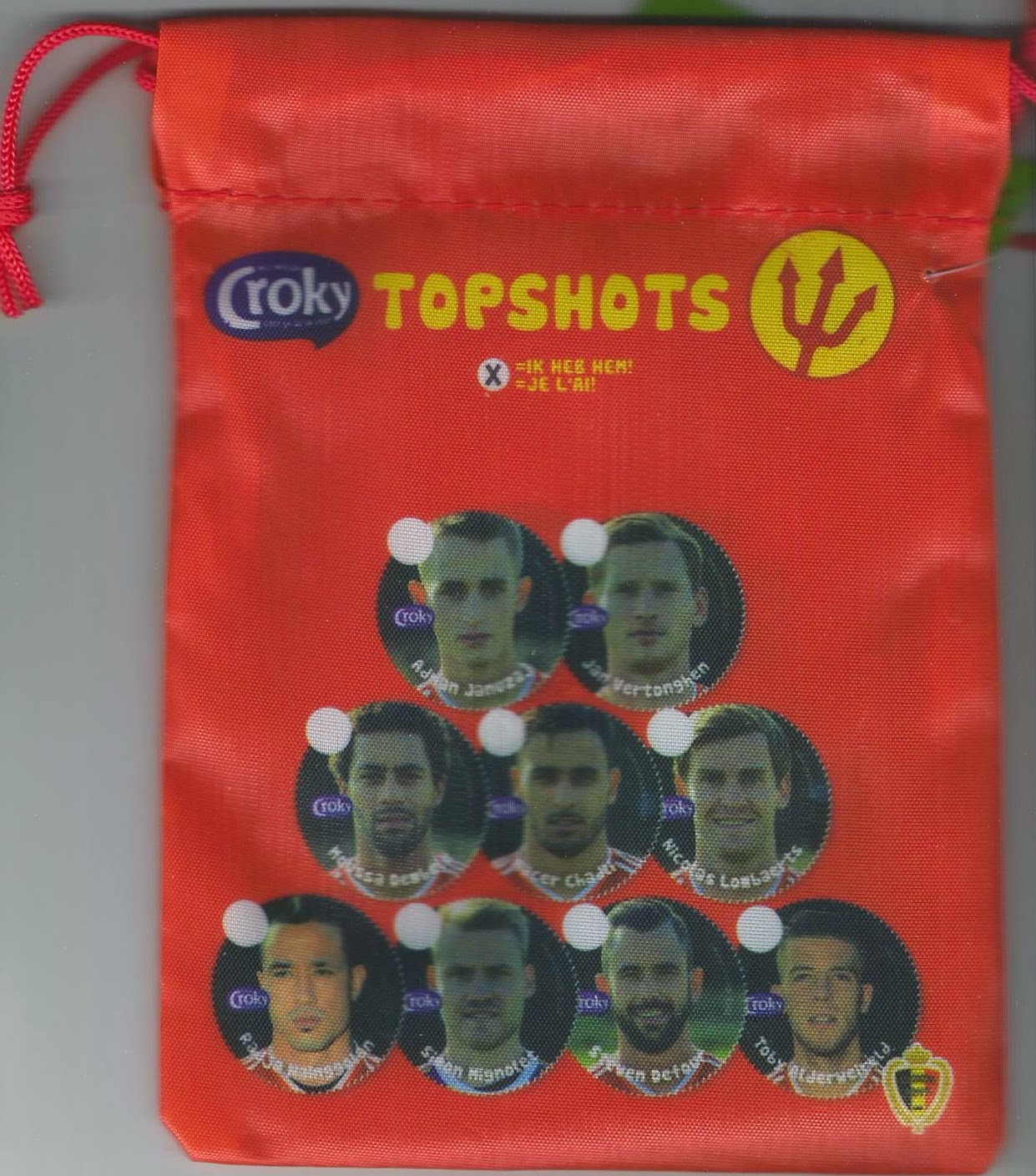 Football Cartophilic Info Exchange: Croky - Rode Duivels Topshots ...