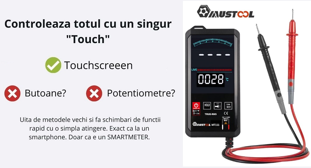 Oferte Speciale Echipamente Securitate: Smartmeter MT-111 - Multimetru ...