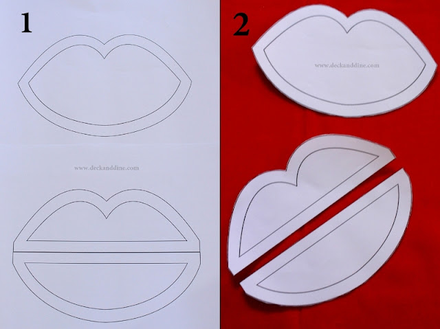 DIY Fashion: Fun Lip-Shaped Pouch - Deck and Dine