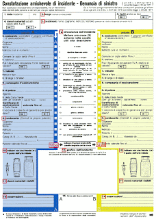 Assicurazioni auto: come compilare il modulo blu in caso di incidente ...