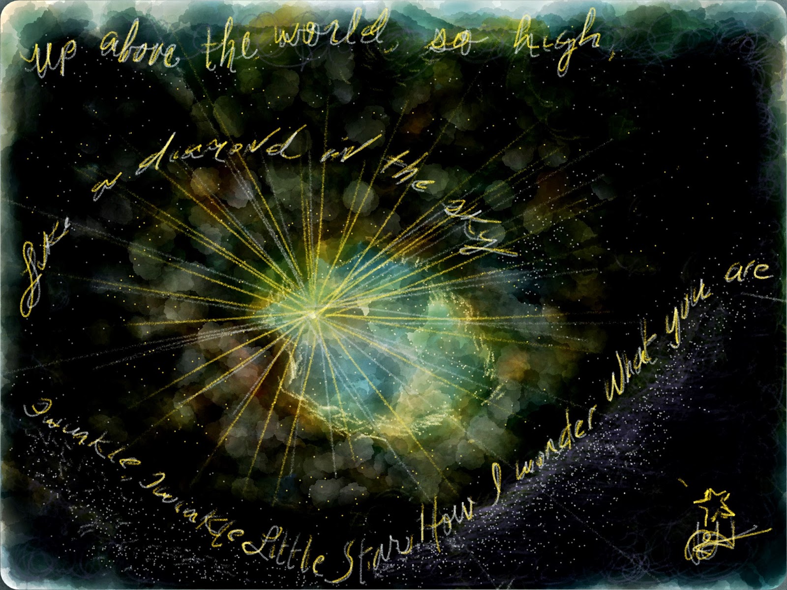 LifeLookLens: Twinkle Twinkle Little Star - Art Print Illustration