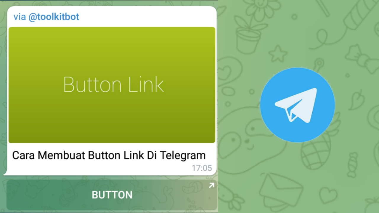 Cara Membuat Button Link Di Telegram - Qodaweb