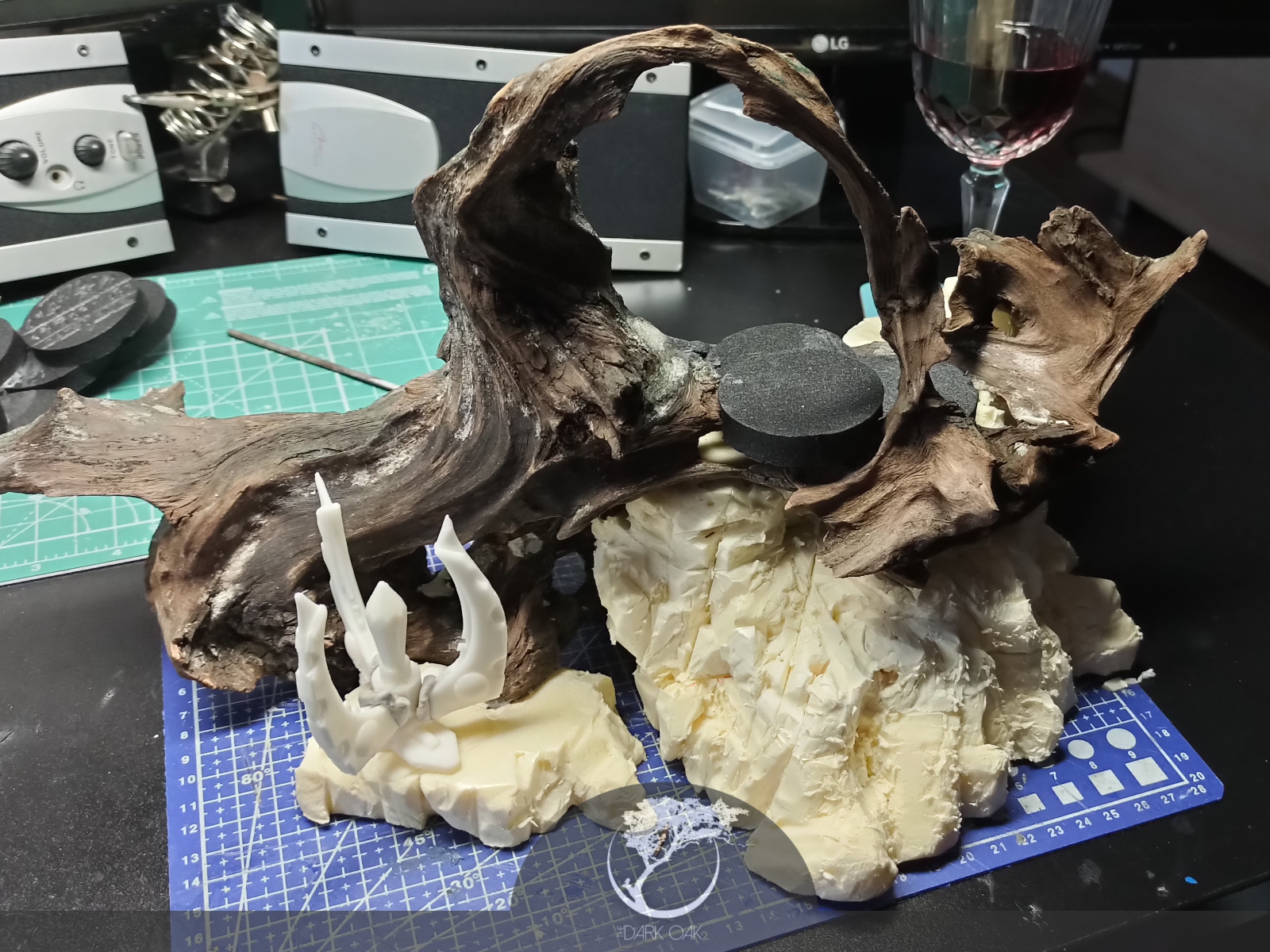 The Dark Oak: Eldar Webway gate - Scratchbuild terrain Part I - FKB ed. #68