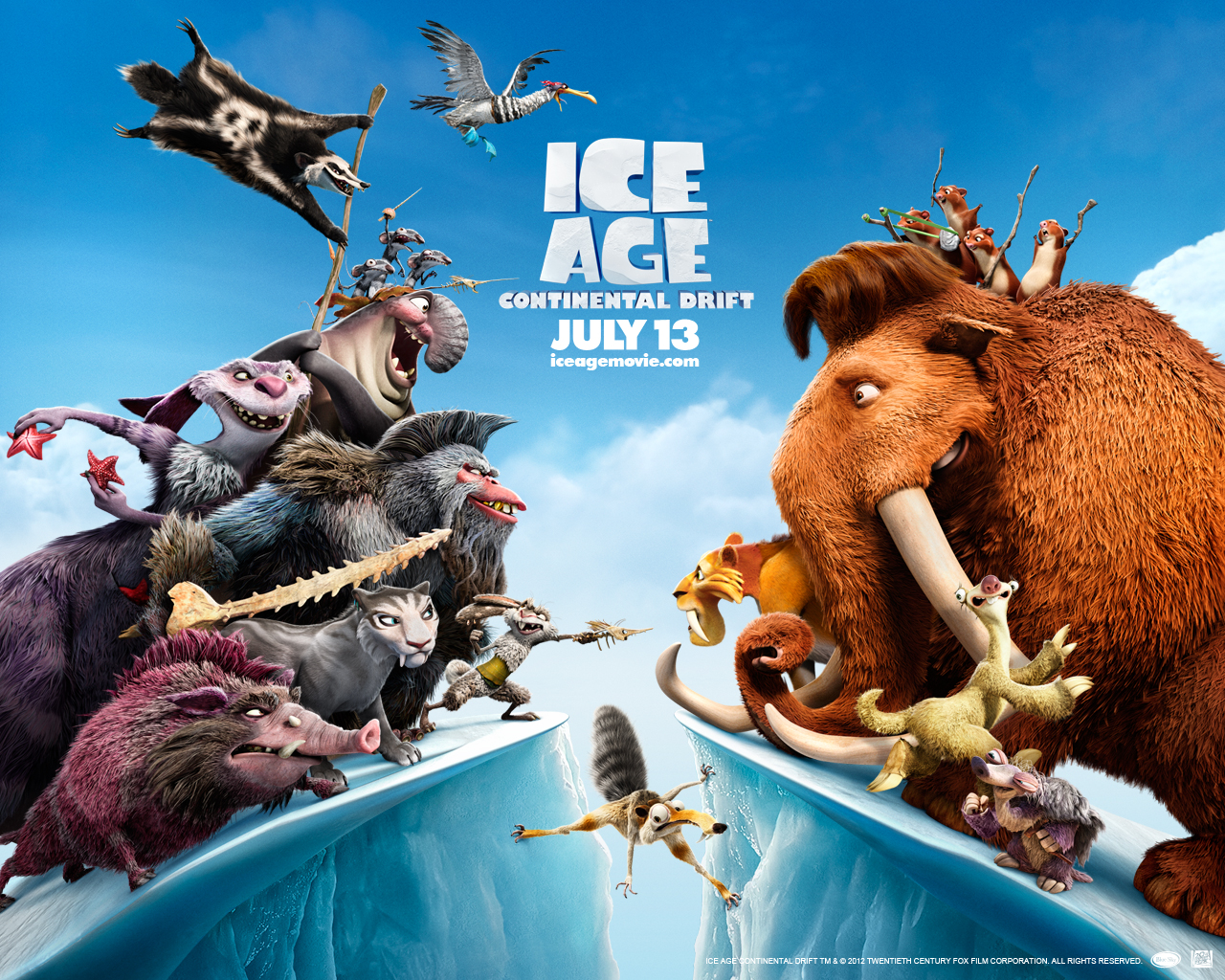 Ice Age: La Era de Hielo 4 - La Formacion de los Continentes