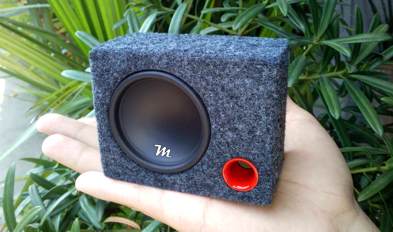 DIY Mini Subwoofer: Mini Subwoofer Gangsta Extreme Bass Test