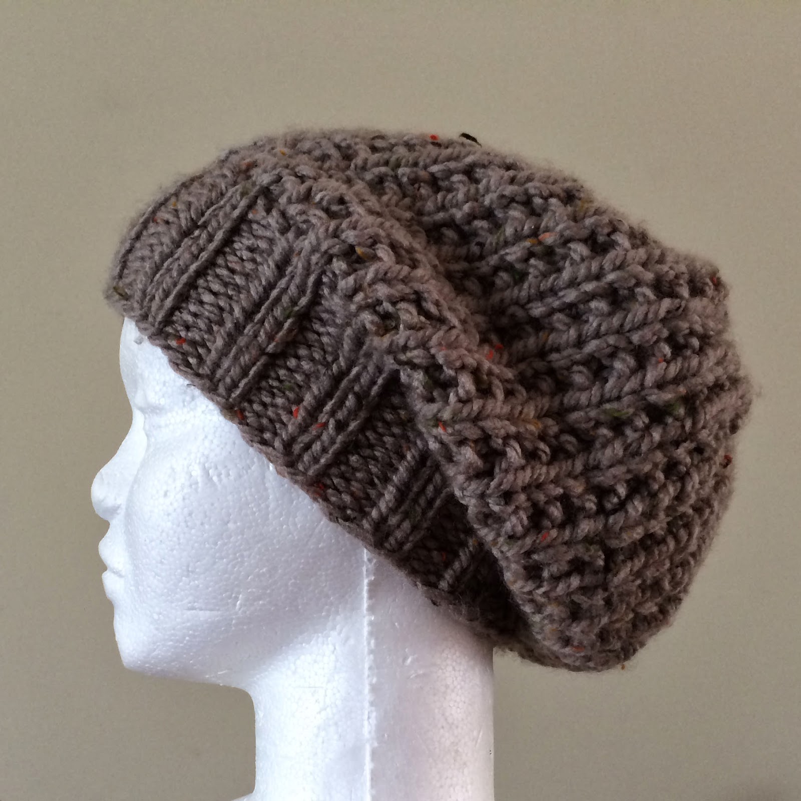 Ruby Knits Free Pattern Friday Ribby Slouch Hat