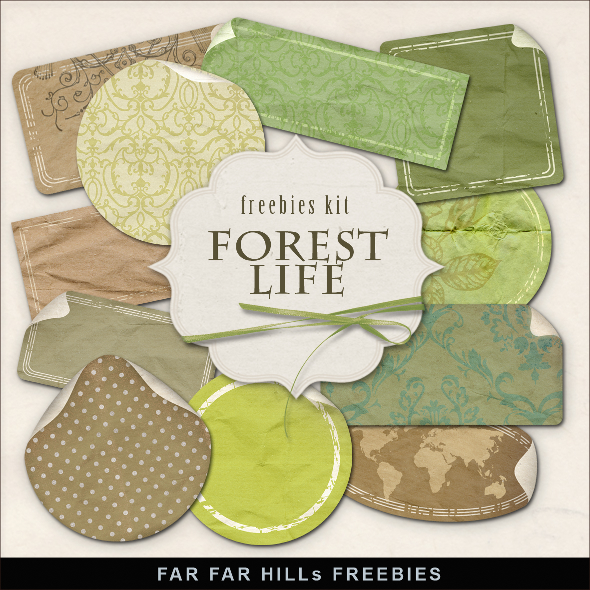 New Freebies Labels Kit - Forest Life:Far Far Hill - Free database of ...