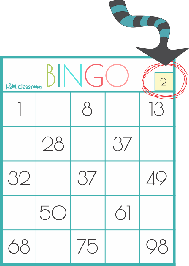 KM Classroom: Bingo Numbers to 100