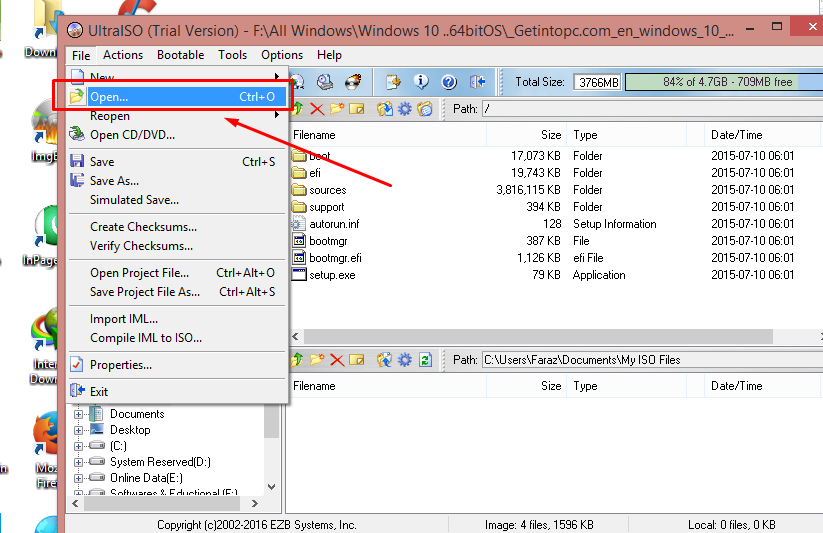 How To make USB Bootable With Ultra ISO 9.0 | Online Free Tutorials