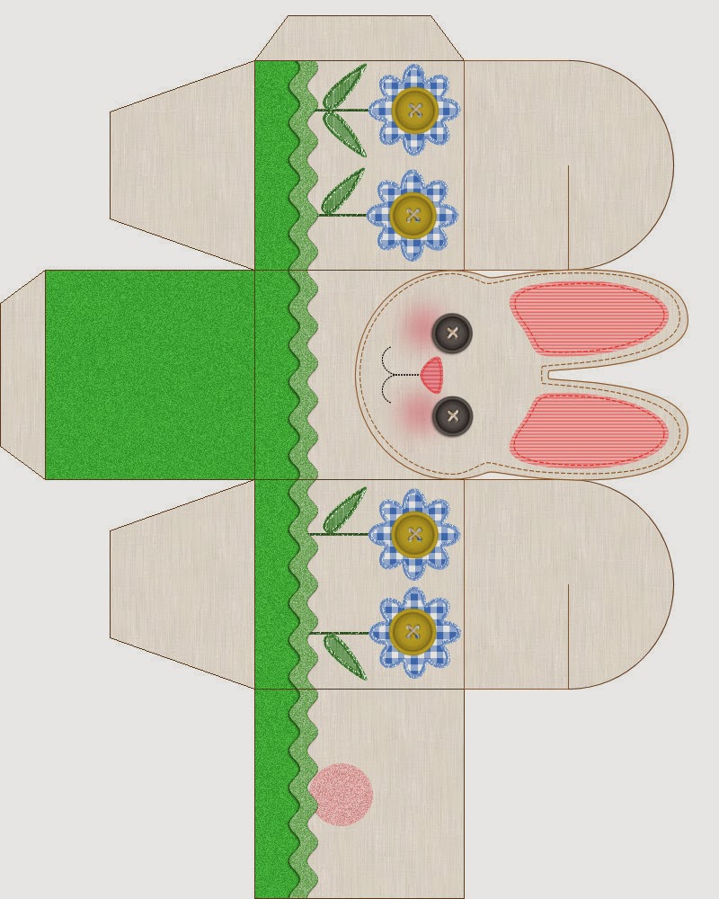 Cajas Cubo de Conejo para Imprimir Gratis. - Ideas y material gratis ...