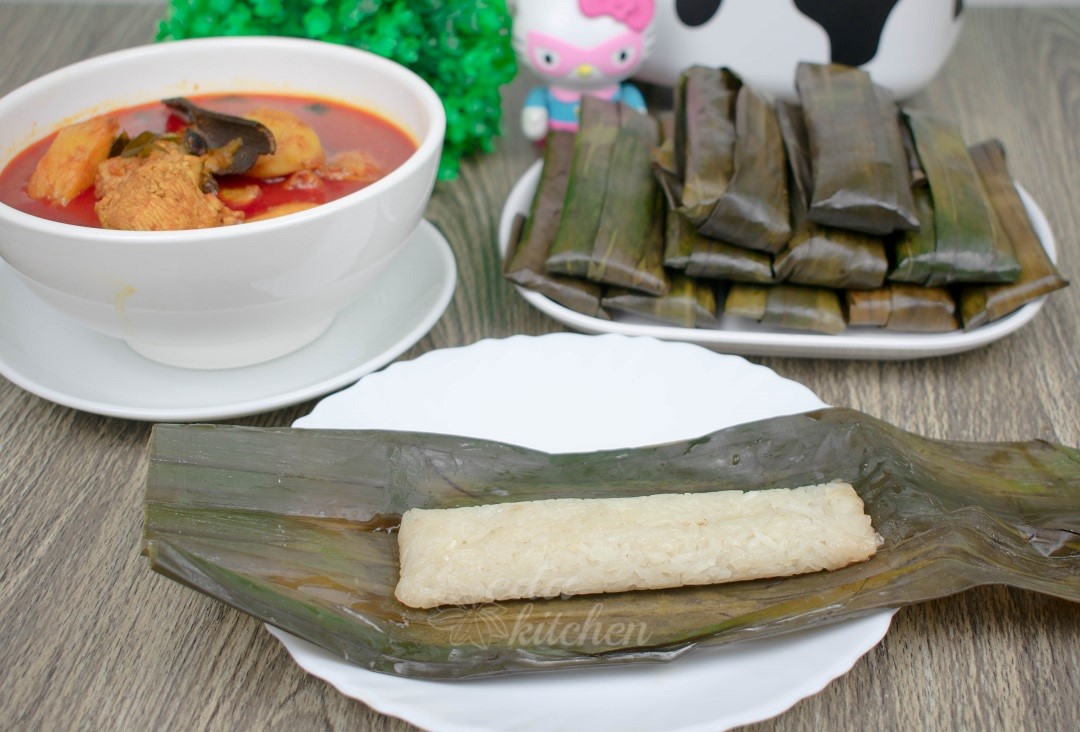 Resepi Kelupis Dari Mak Mertua | Cara Buat Lepat Pulut Daun Pisang