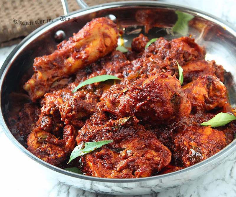 Chicken Ghee Roast/ Mangalore style Chicken Ghee Roast