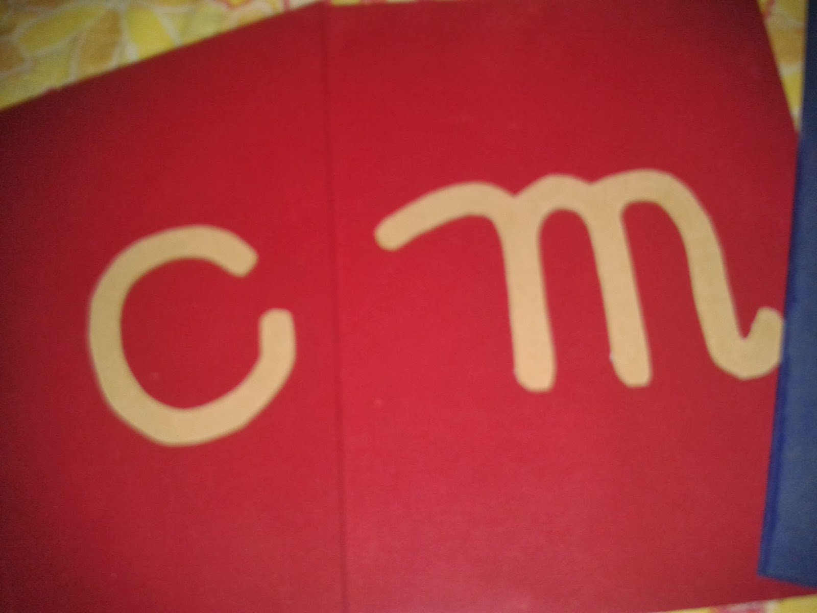 LECTOESCRITURA: PREPARANDO LAS LETRAS DE LIJA