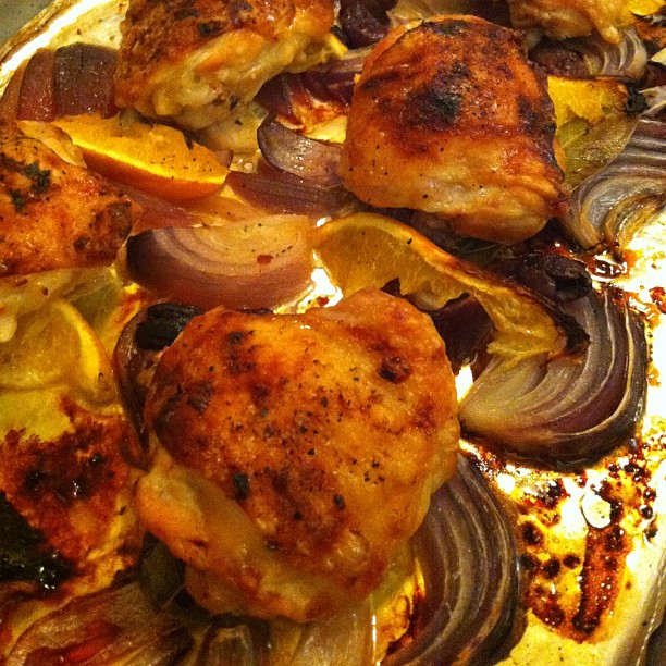 Ms. Sicily Cooks: Spicy Sicilian Chicken