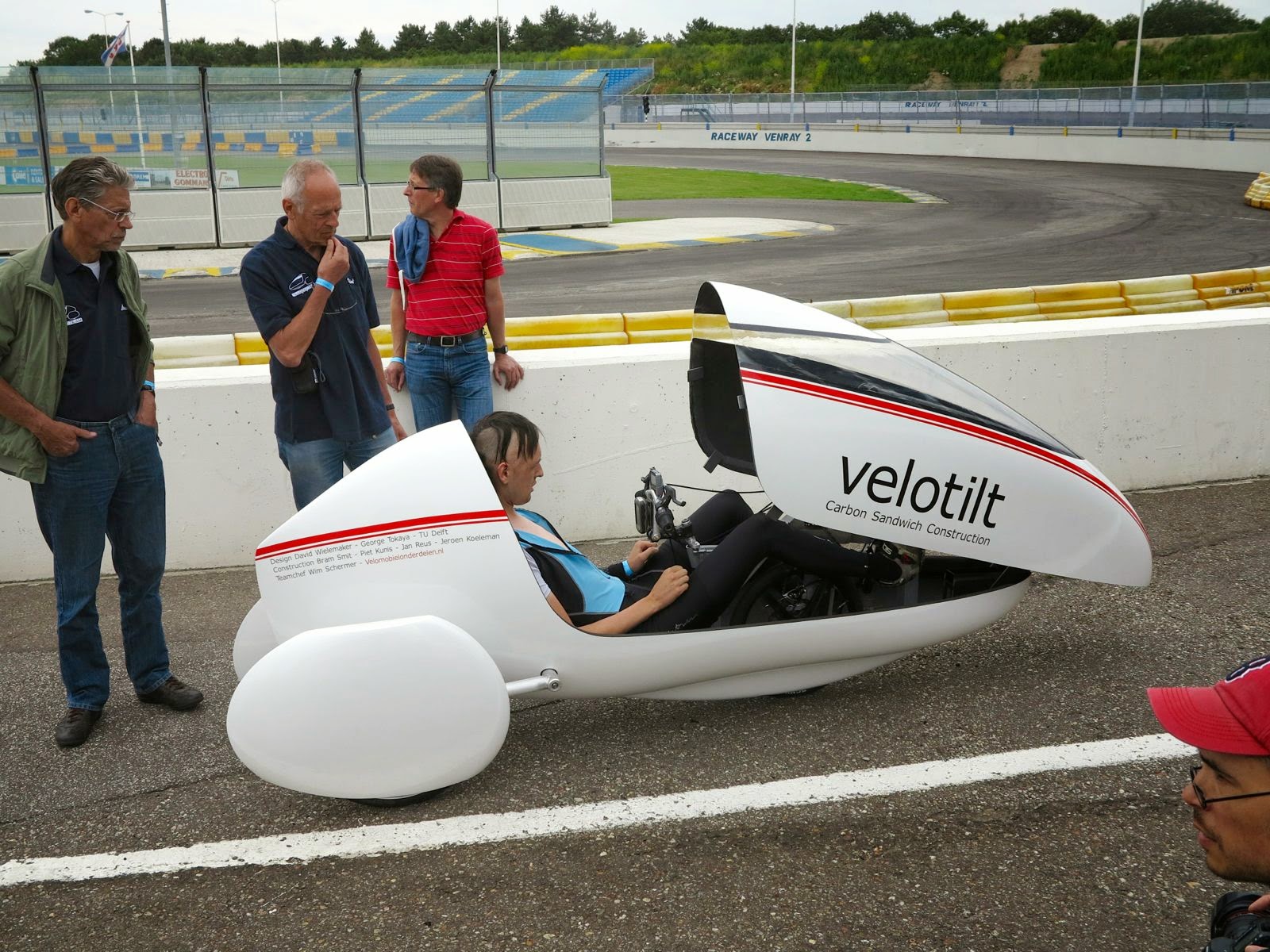 Velomobiel Quest en Wim Schermer: VeloTilt op CycleVision 2014