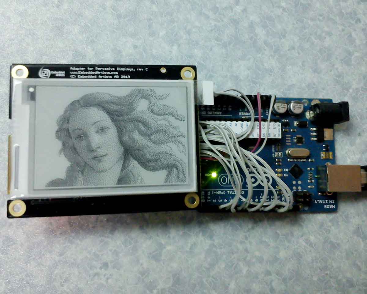 stormTrigger: E-Paper from Embedded Artists