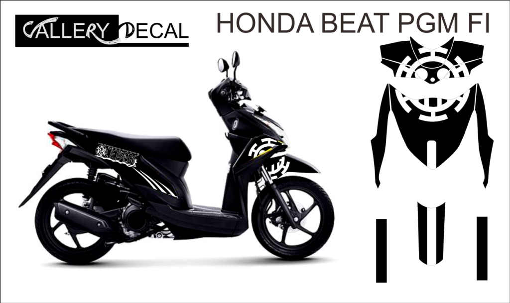 GALLERY DECAL: Decal striping honda beat pgm fi