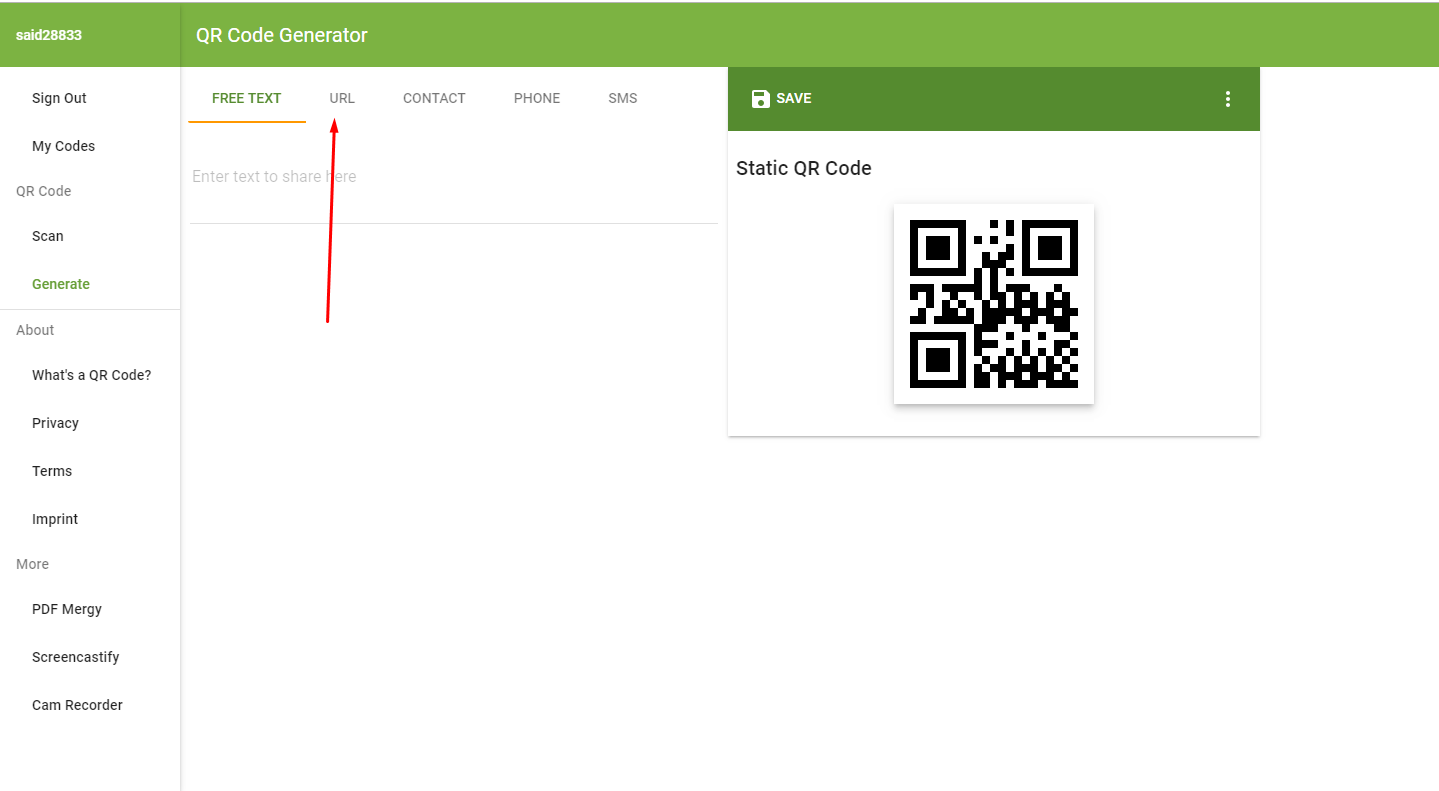 Said Chanel للشروحات: عمل QR خاص بيك انت