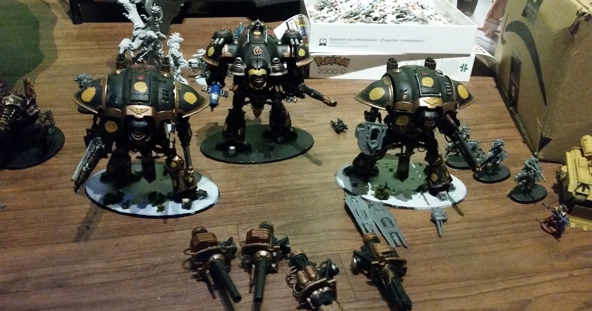 Imperial Knights, Astra Militarum and Adeptus Mechanicus: Partially ...