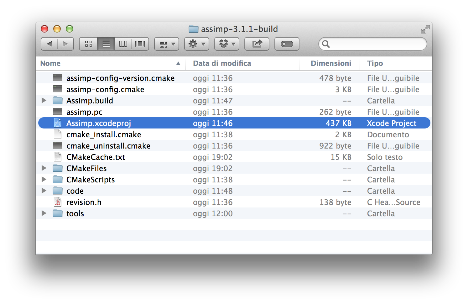 iLearn Cocoa: How to build Assimp, the Open Asset Import Library, on ...