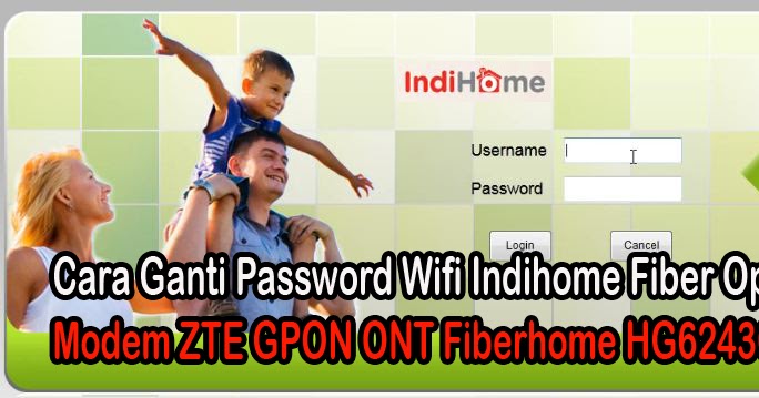 Cara Ganti Password Wifi Indihome | Modem ZTE GPON ONT Fiberhome ...
