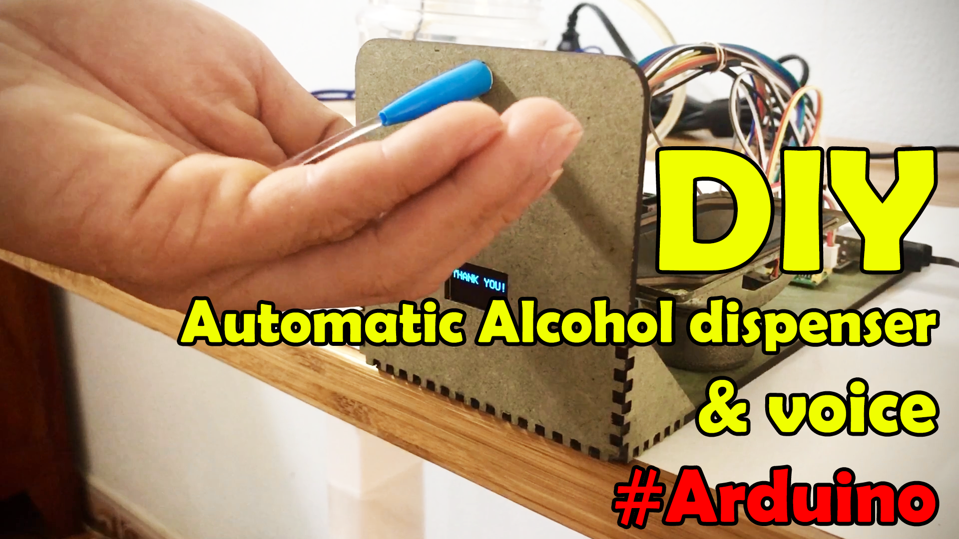 Make it easy!: Automatic alcohol dispenser DIY Arduino
