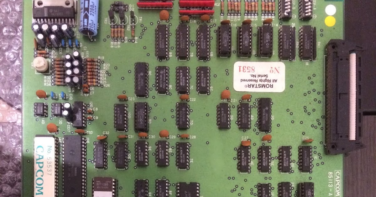 Arcade PCB Fever: Gun Smoke by Capcom