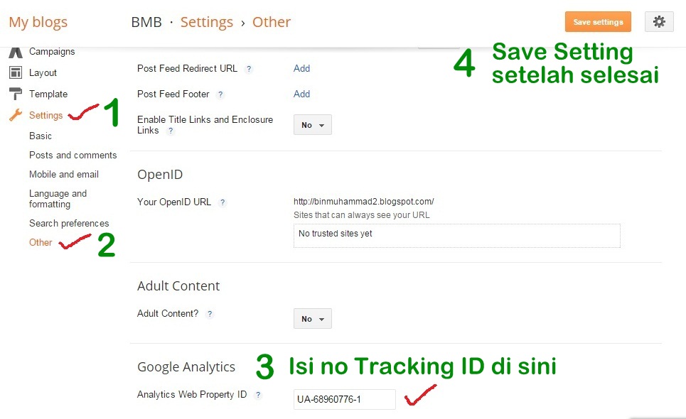 Cara Setup & Aktifkan Akaun Google Analytics - BinMuhammad