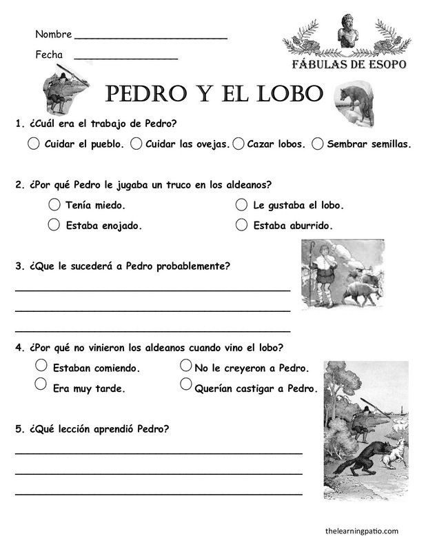 Fiesta de la lectura: Pedro y el lobo